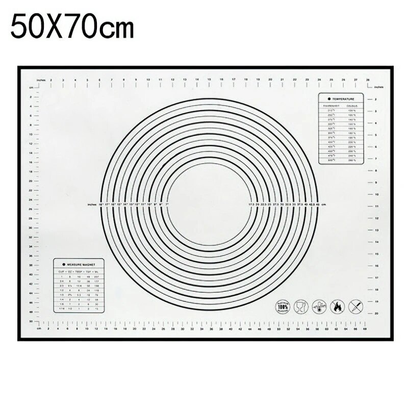 Силиконовый коврик для выпечки Venlohome 70x50cm Black