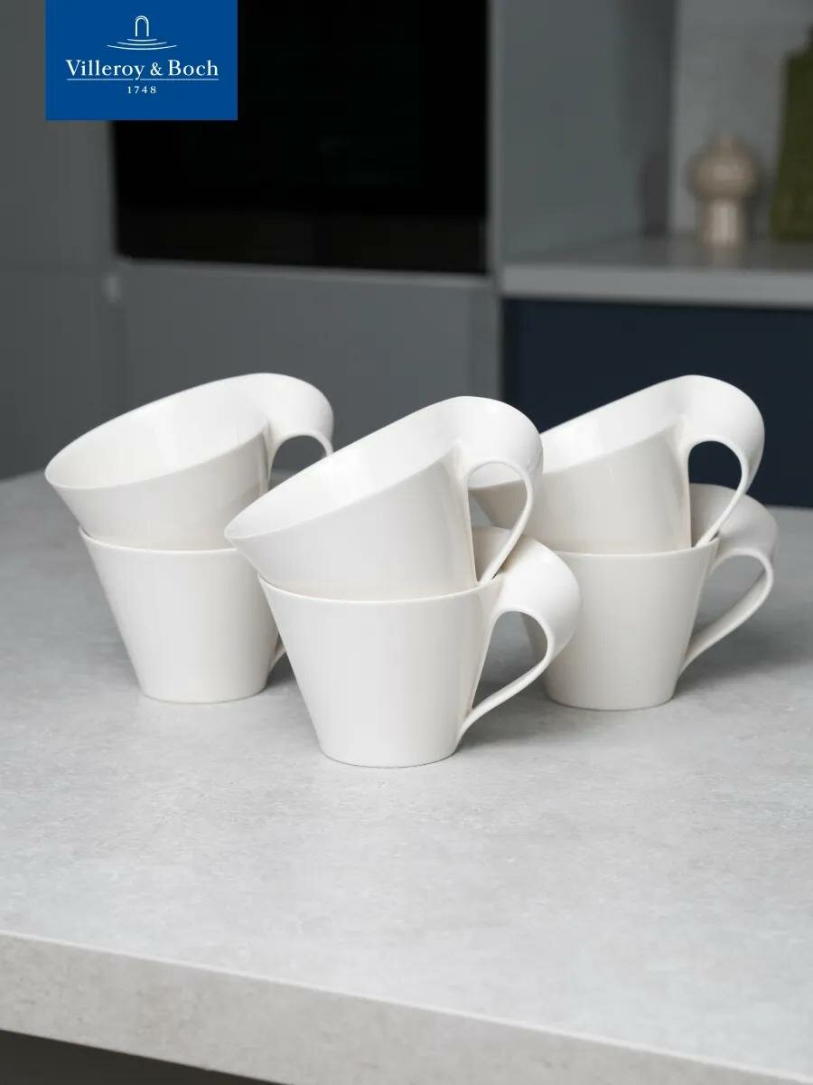 Набор кружек для завтрака 400 мл, 6 предметов, NewWave, Villeroy & Boch, Премиум-Фарфор