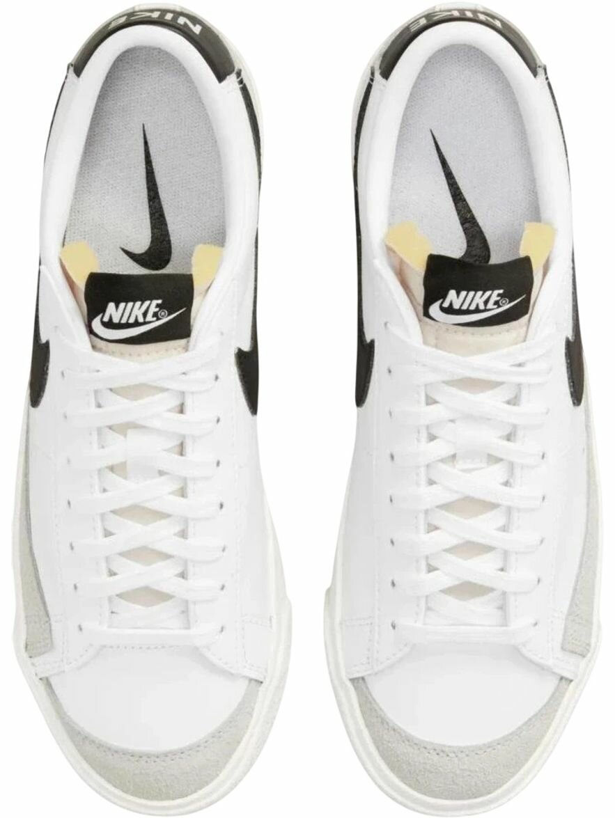Кеды NIKE Blazer Low '77, полнота F, размер 5.5 US, белый — фото 1