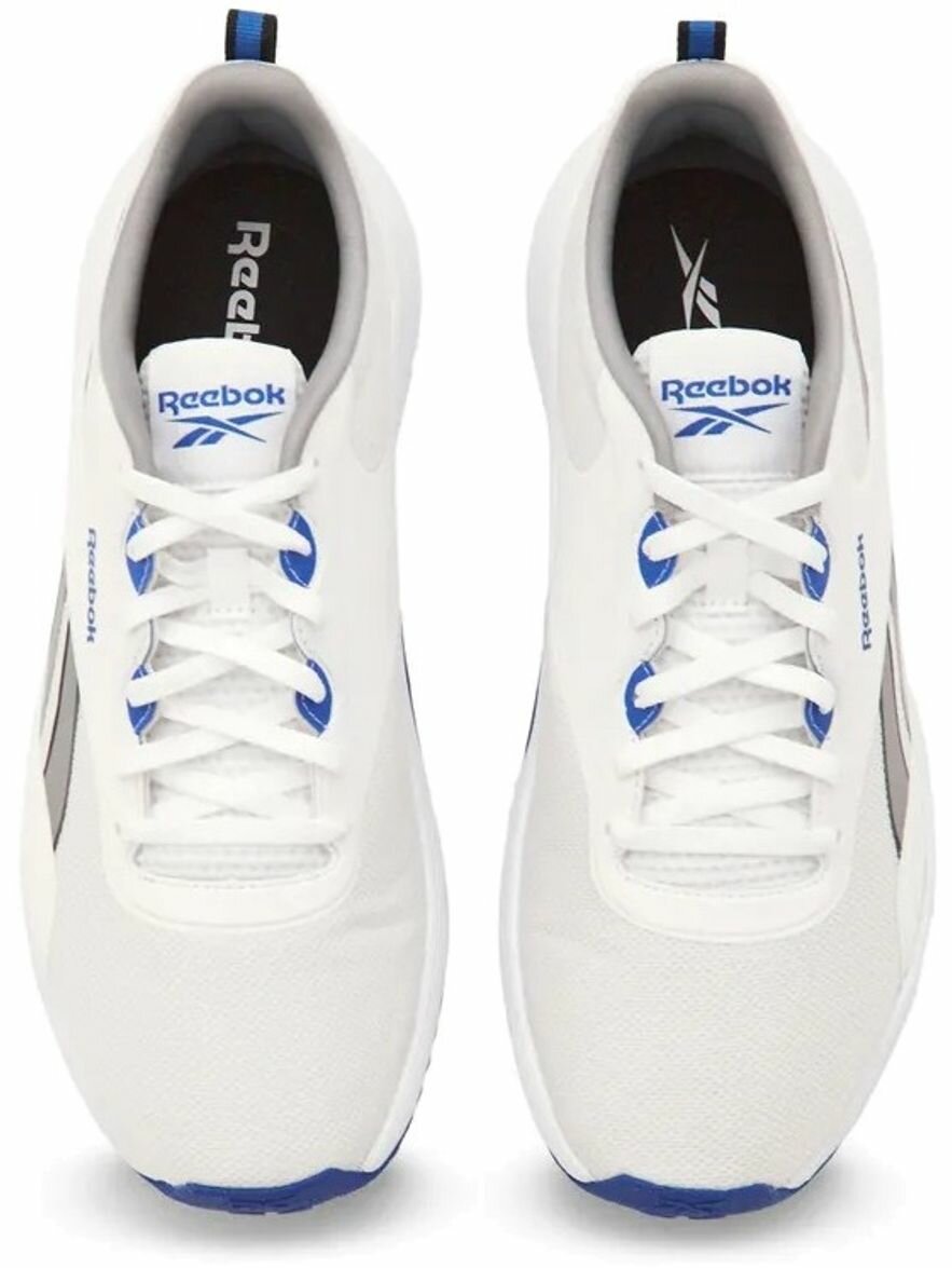 Кроссовки Reebok Lite Plus 4, полнота F, размер 10 US, белый/серый/голубой — фото 1
