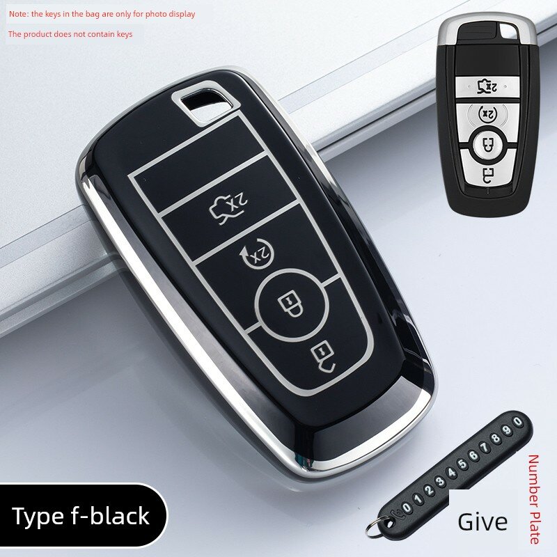 Подходит для чехла для ключей Ford, Focus, Mondeo, Escort, Ruiji, Explorer, чехла для дорожного замка [Стиль F