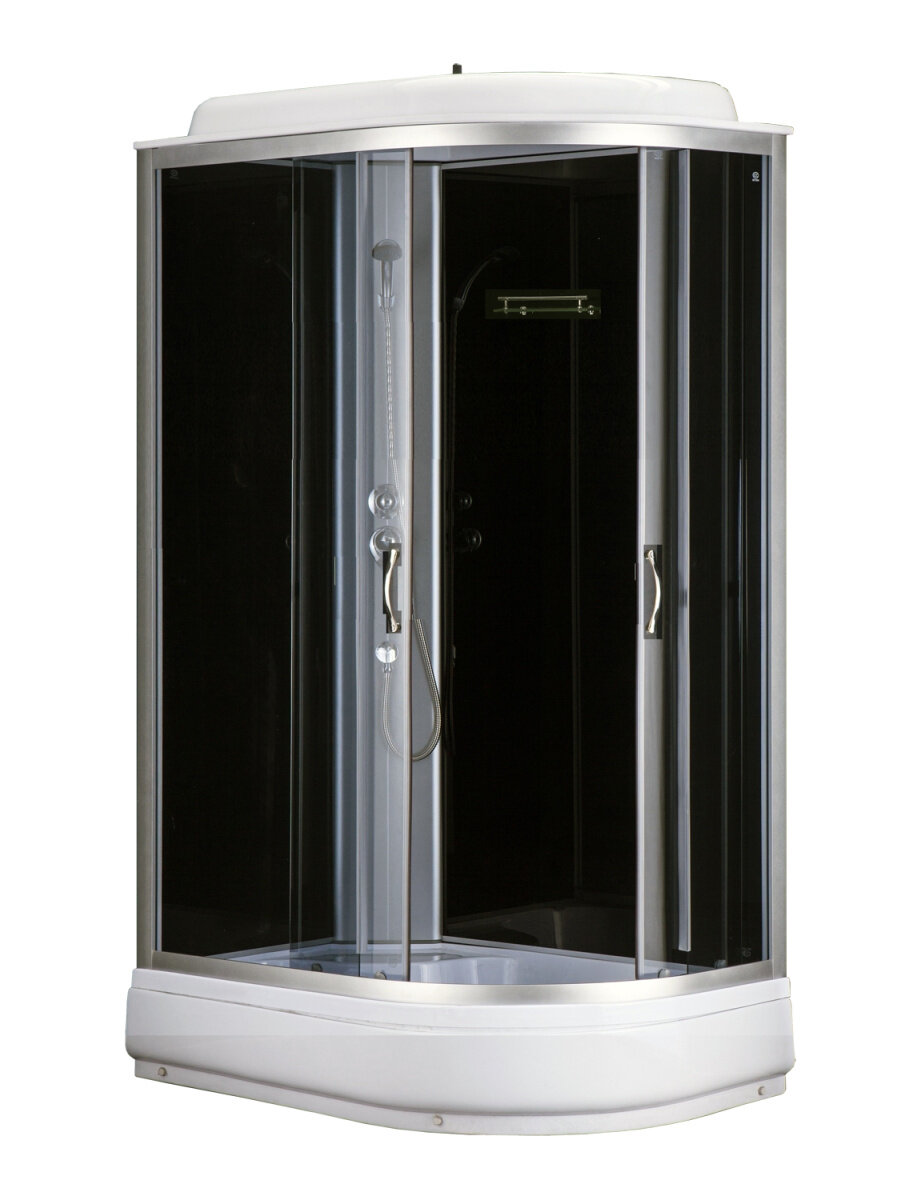 Душевая кабина Loranto CS-66120-20 L G 120х80 прозрачное стекло/профиль хром, левосторонняя
