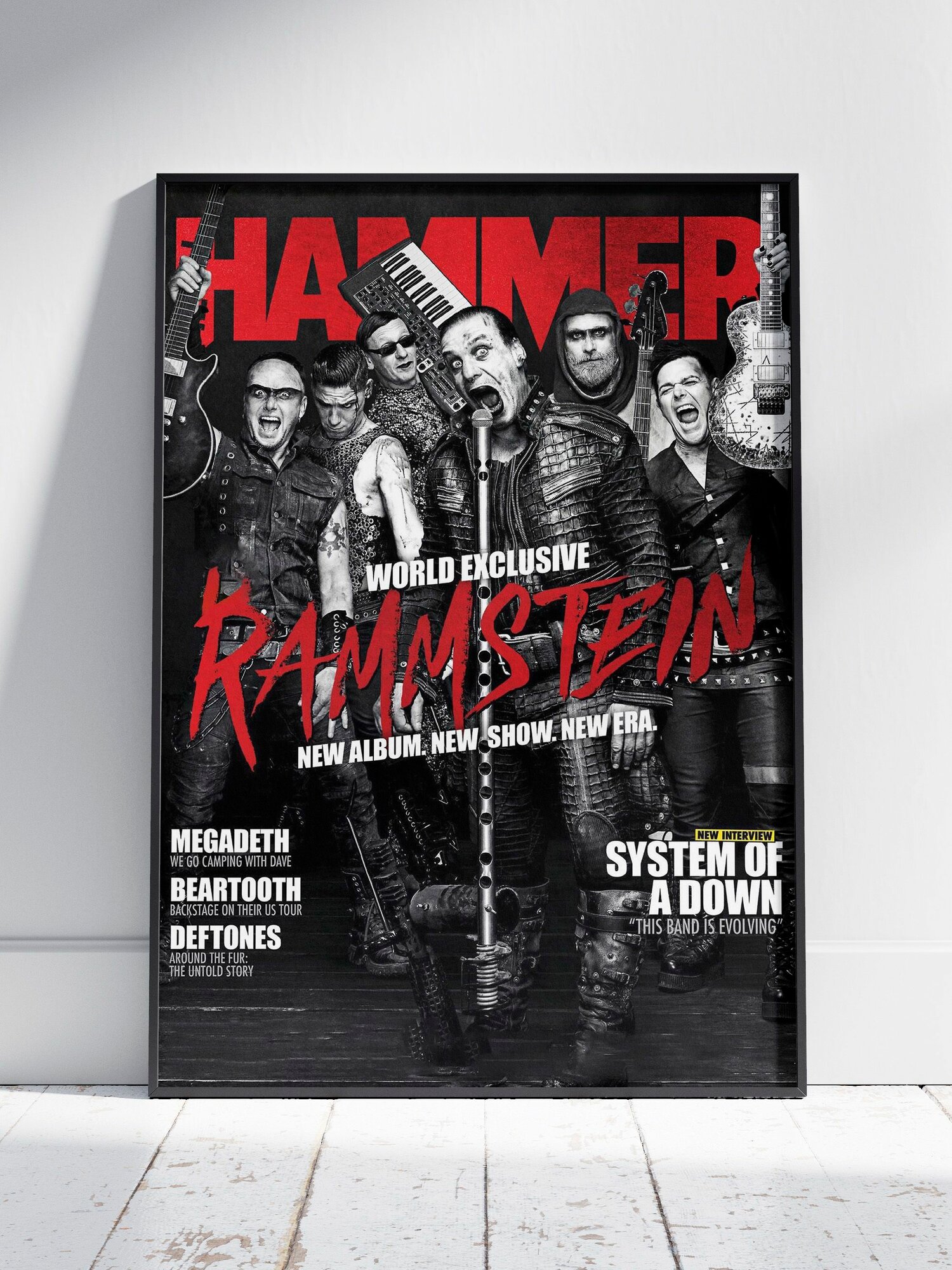 Плакат на стену для интерьера Rammstein (Рамштайн 13) - Постер по музыке и артисту формата A4 (21x30 см)