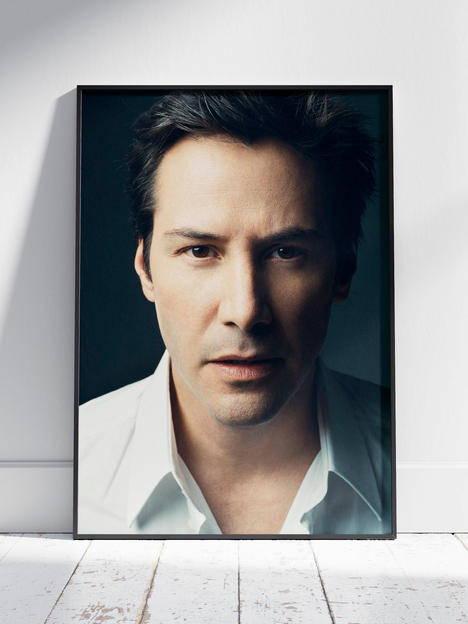 Плакат на стену для интерьера Киану Ривз (Keanu Reeves 41) - Постер по актеру фильма, кино, сериала формата A4 (21x30 см)