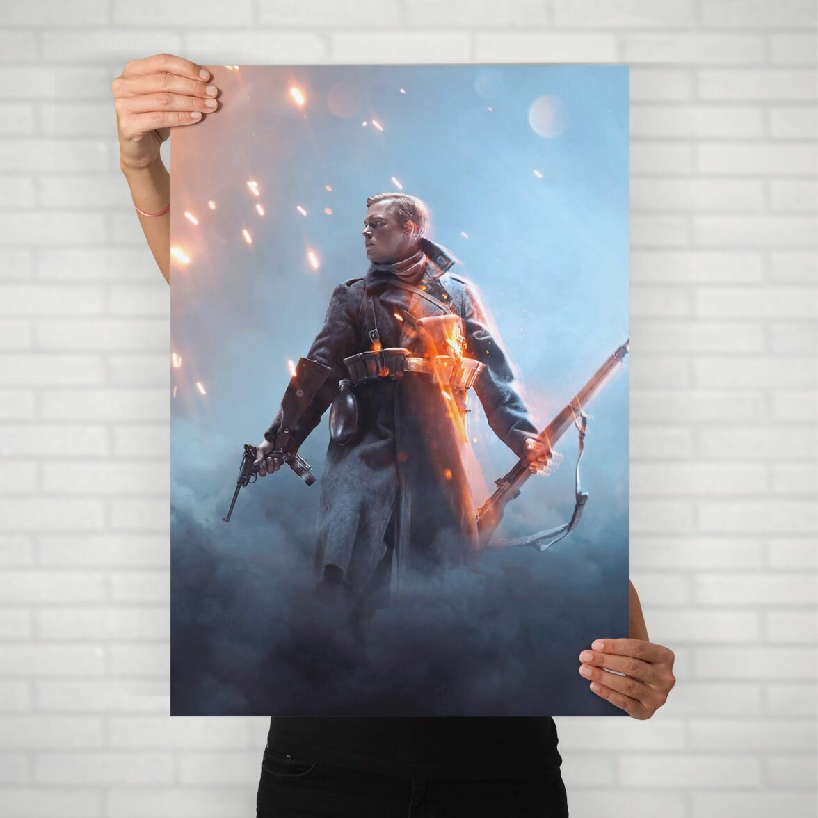 Плакат на стену для интерьера Бателфилд (Battlefield 1 - 10) - Постер по игре формата А1 (60x84 см)