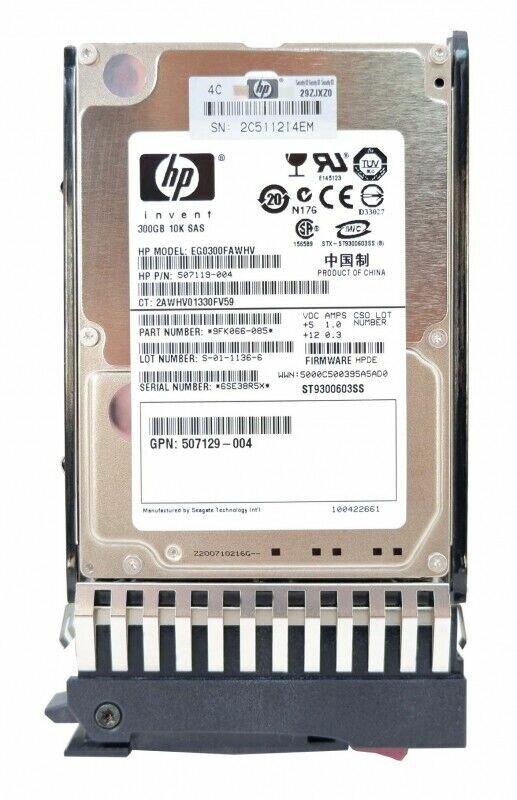Жесткий диск HP 300Gb 10000 SAS 2.5" HDD 507119-004