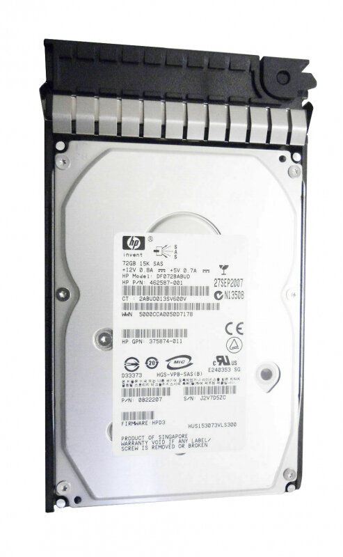 Жесткий диск HP 72Gb 15000 SAS 3.5" HDD 462587-001