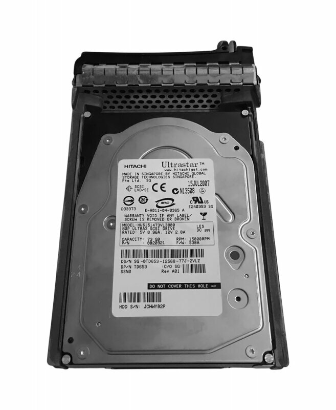Жесткий диск Dell 0B20921 73Gb U320SCSI 3.5" HDD