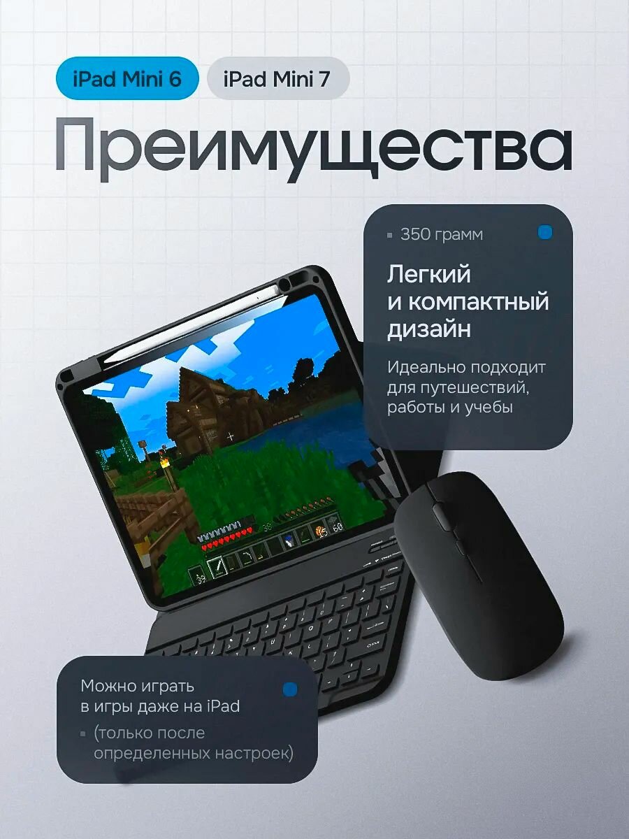 Чехол-клавиатура для iPad mini 6/7