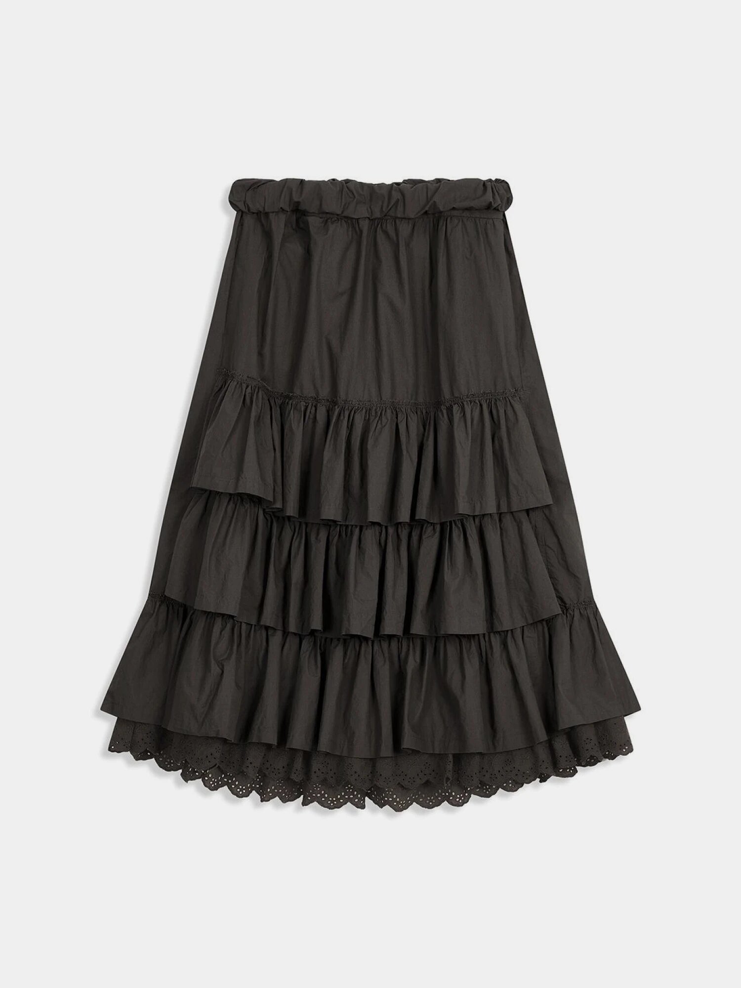 Юбка Rolled Waist Tiered