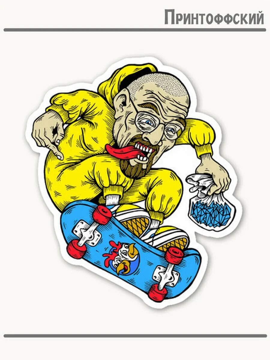 Термонаклейка для одежды и аксессуаров DTF-печать Во Все Тяжкие Breaking Bad Хайзенберг