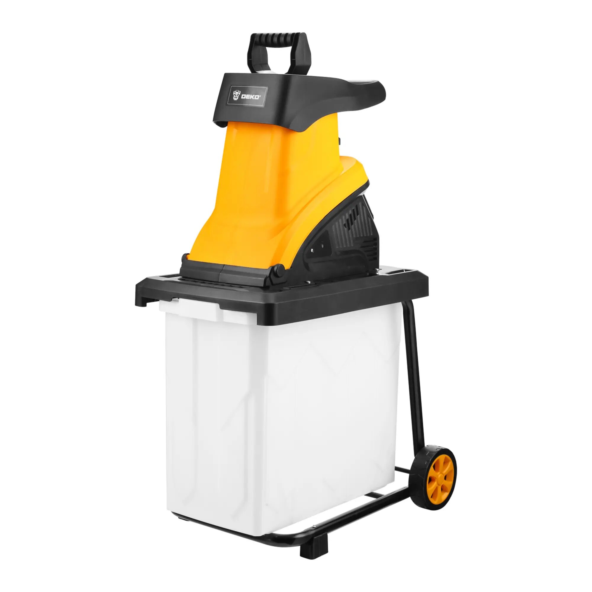 Измельчитель садовый Deko DKSH3200, электрический, режущие ножи, загрузочная воронка