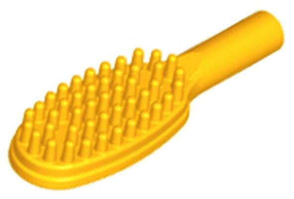 Деталь Lego 3852b Minifigure, Utensil Hairbrush - 10mm Handle