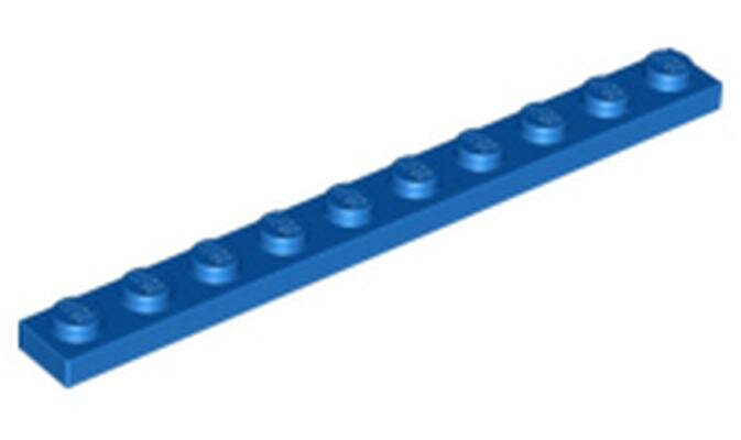 Деталь Lego 4477 Plate 1 x 10