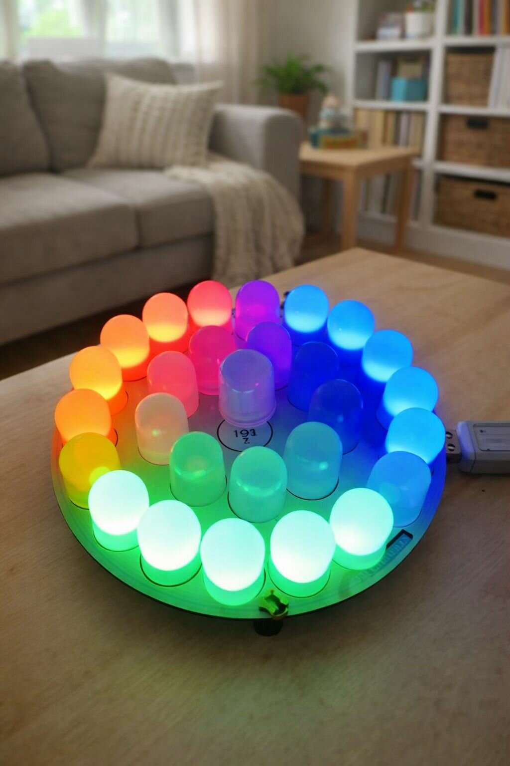Набор для самостоятельной сборки и пайки "RGB LED-лампы с эффектами" (. Ф)