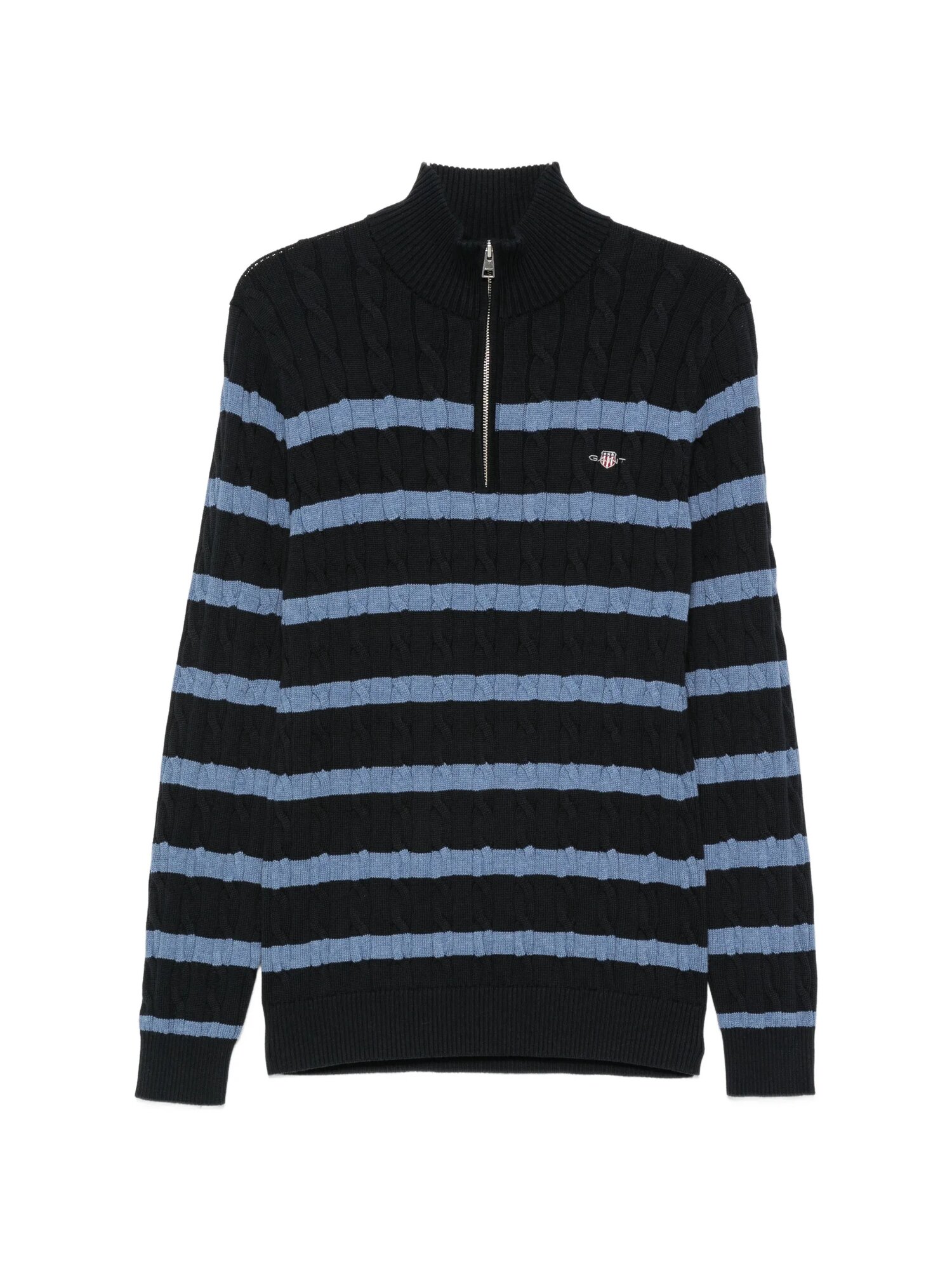 Свитер Cable-knit striped sweater