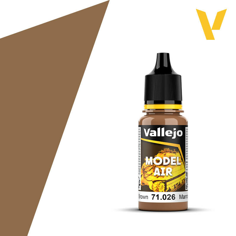 Краска Vallejo Model Air: US Flat Brown 71.026 акриловая 17 мл
