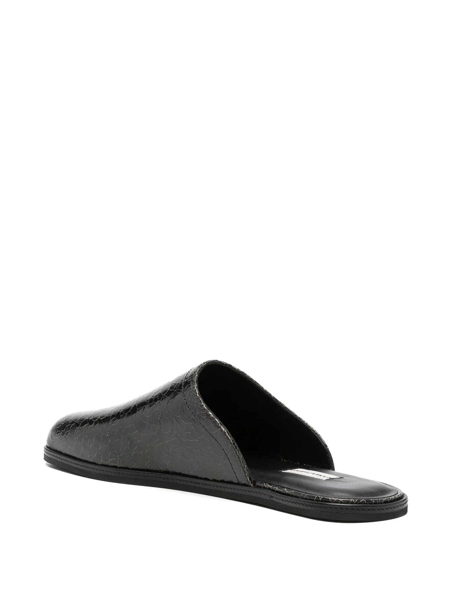 Лоферы NAMACHEKO Crackled-effect loafers, размер 42, black/black — фото 1
