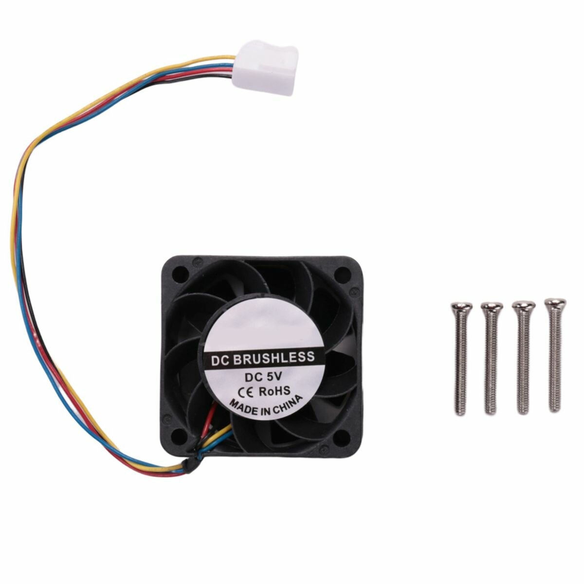 Для Nano Cooling Fan 5V, 4PIN Reverse-Proof, PWM Speed Adjustment, Strong Air