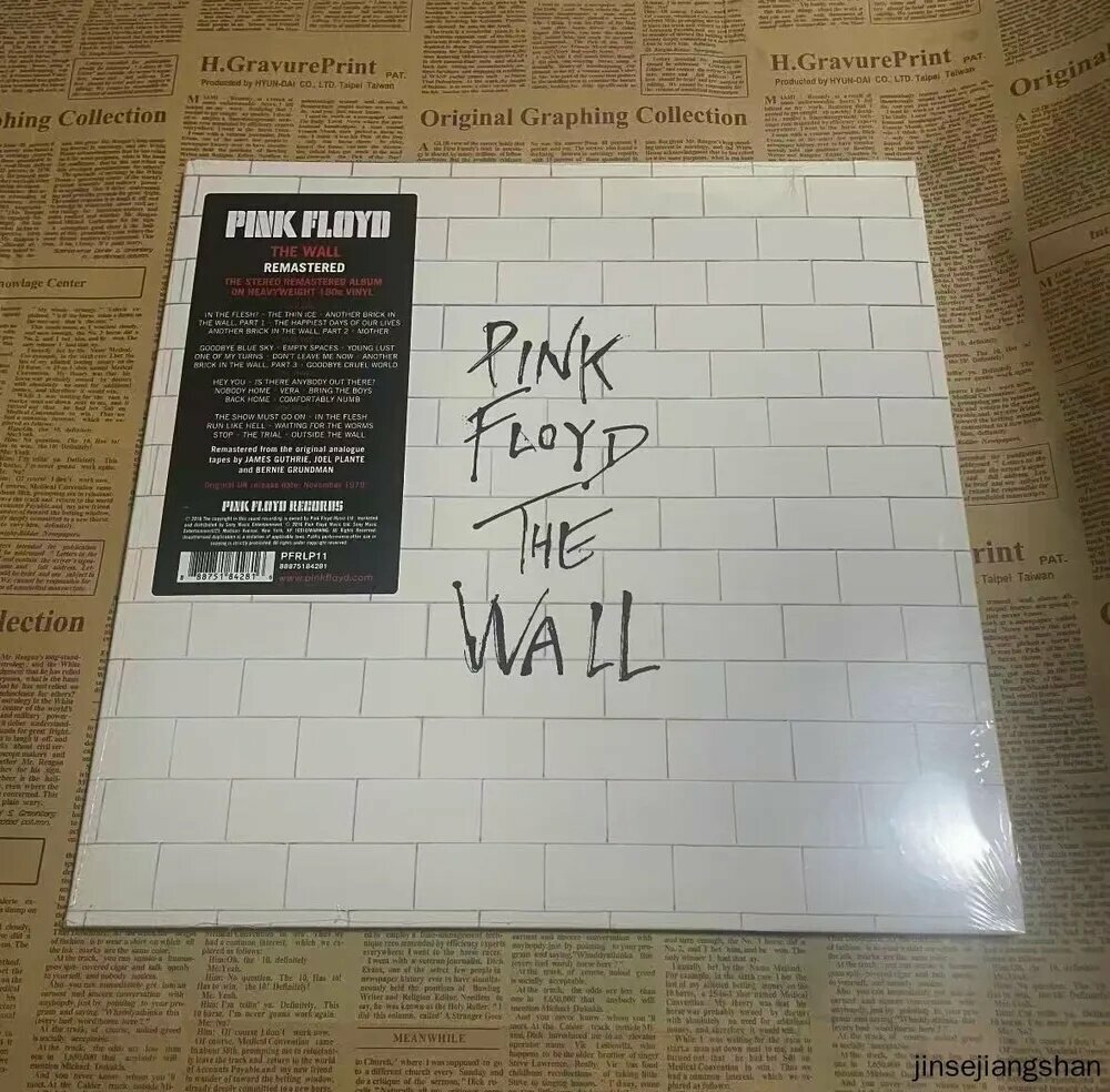 Классический альбом Pink Floyd The Wall Виниловая пластинка для коллекционеров