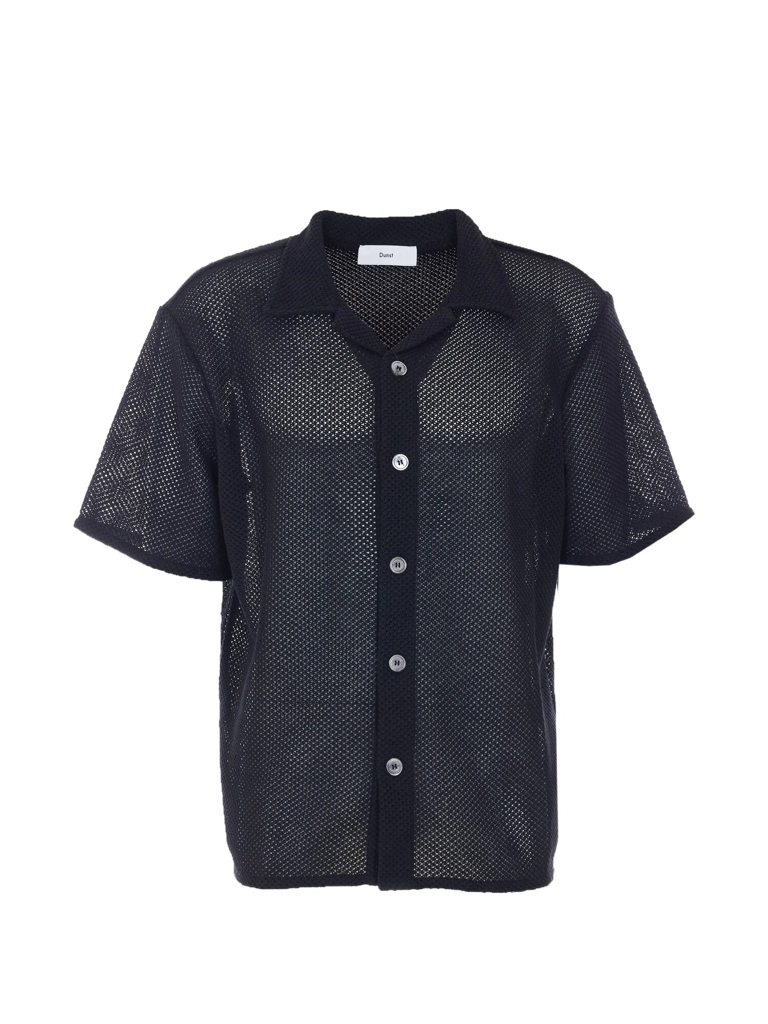 Рубашка Crochet-knit open-collar shirt
