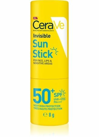 Средство солнцезащитное CeraVe Invisible Sun Stick SPF 50+, 8 g