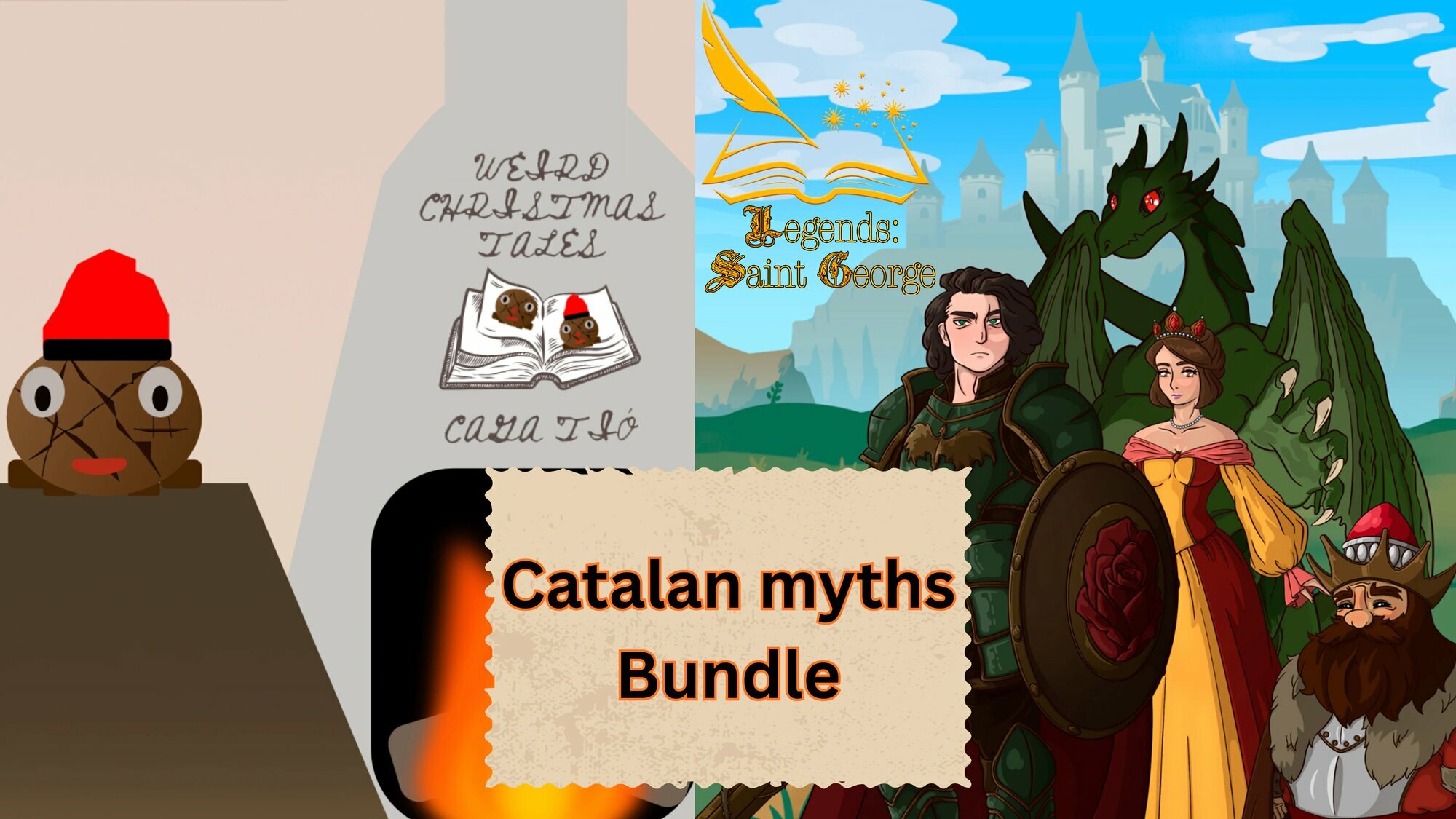 Игра Weird Chirstmas Tales: Caga Tió Catalan myths pack, цифровое издание PlayStation 4, регион Турция / код пополнения баланса
