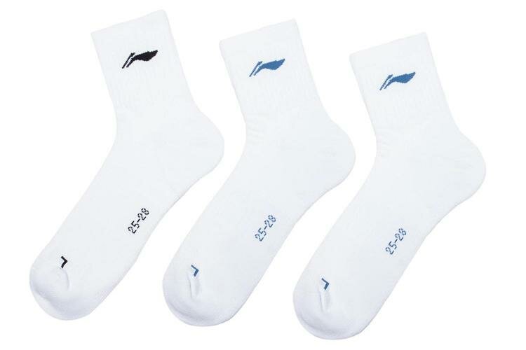 Носки унисекс Li Ning для бадминтона 3 пары (Blue Label+Black Label+Blue Label), F EU