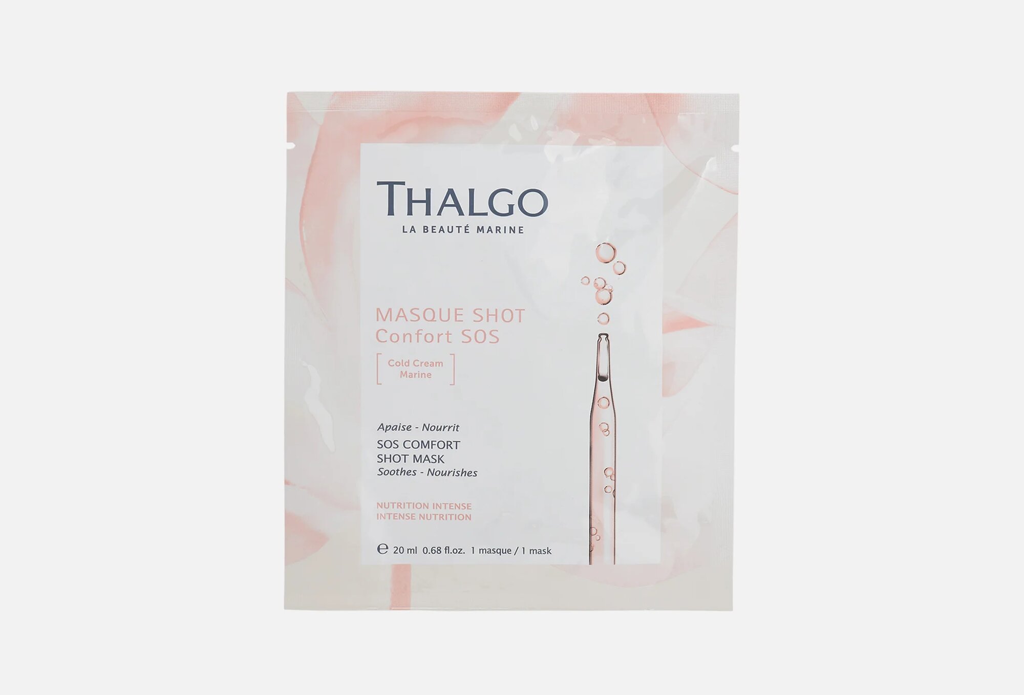 Успокаивающая экспресс-маска для лица Thalgo SOS Comfort Shot Mask, 1 шт