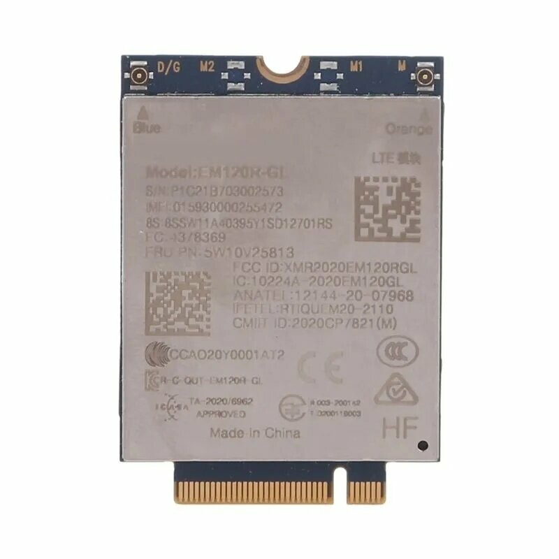 (1 шт.) QUECTEL EM120R GL 4G, выделенный Lenovo