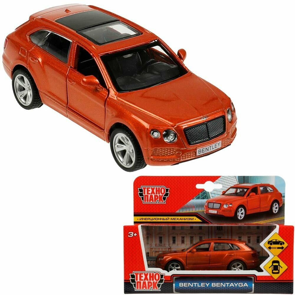 Машинка Технопарк Bentley Bentayga, оранжевый, арт.67332