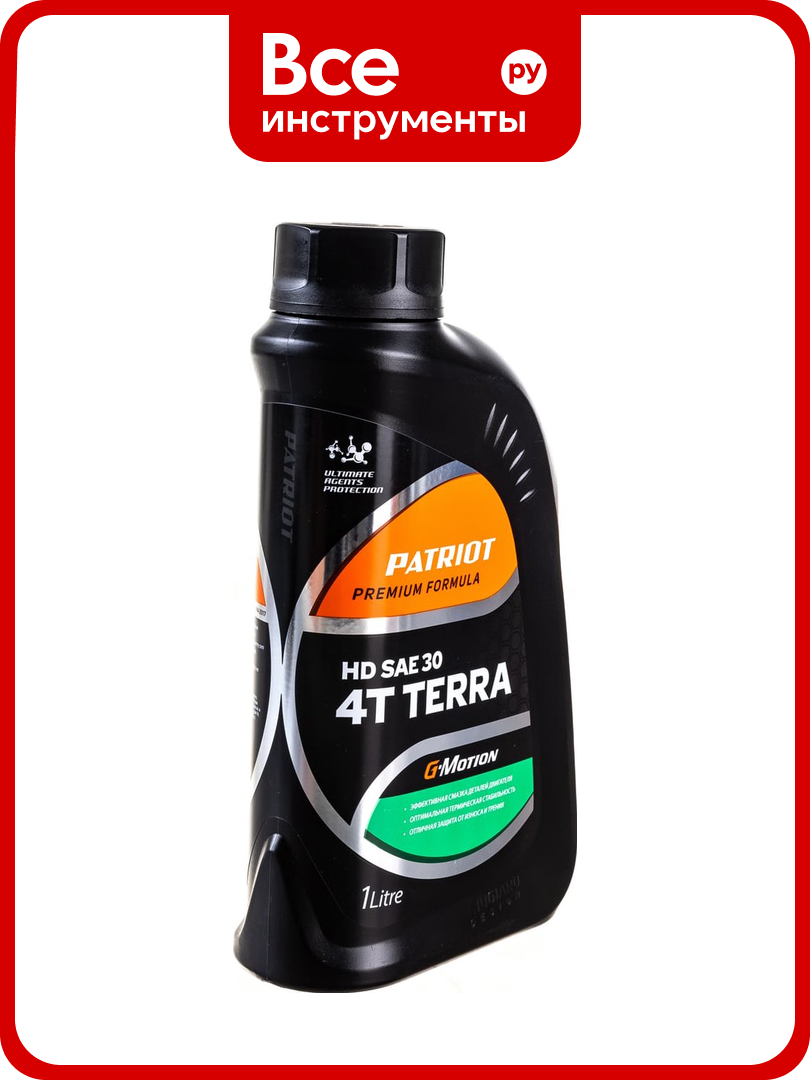 Масло минеральное G-Motion HD SAE 30 4Т TERRA (1 л) PATRIOT 850030400