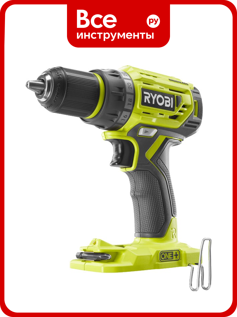Бесщеточная аккумуляторная дрель-шуруповерт Ryobi ONE+ R18DD7-0 5133004532