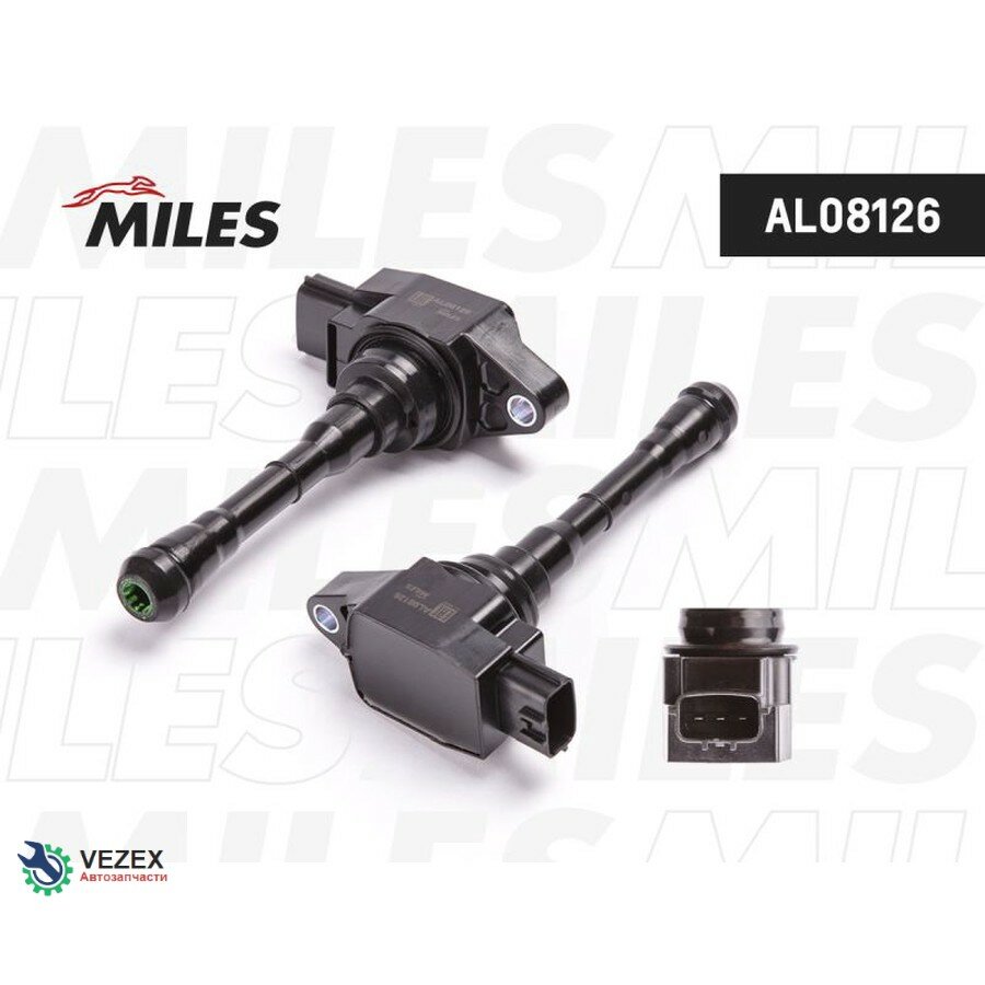 MILES AL08126 Катушка зажигания NISSAN JUKE 1.6 10- AL08126