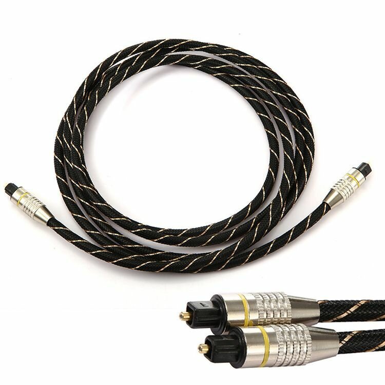 HI-FI аудиофильский оптический кабель Toslink / SPDIF М-М 5 метров. Толщина 6мм