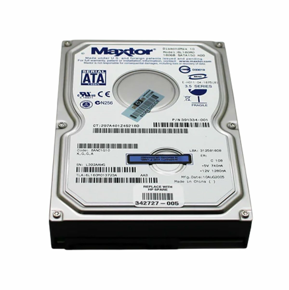 Жесткий диск HP 160Gb 7200 SATA 3.5" HDD