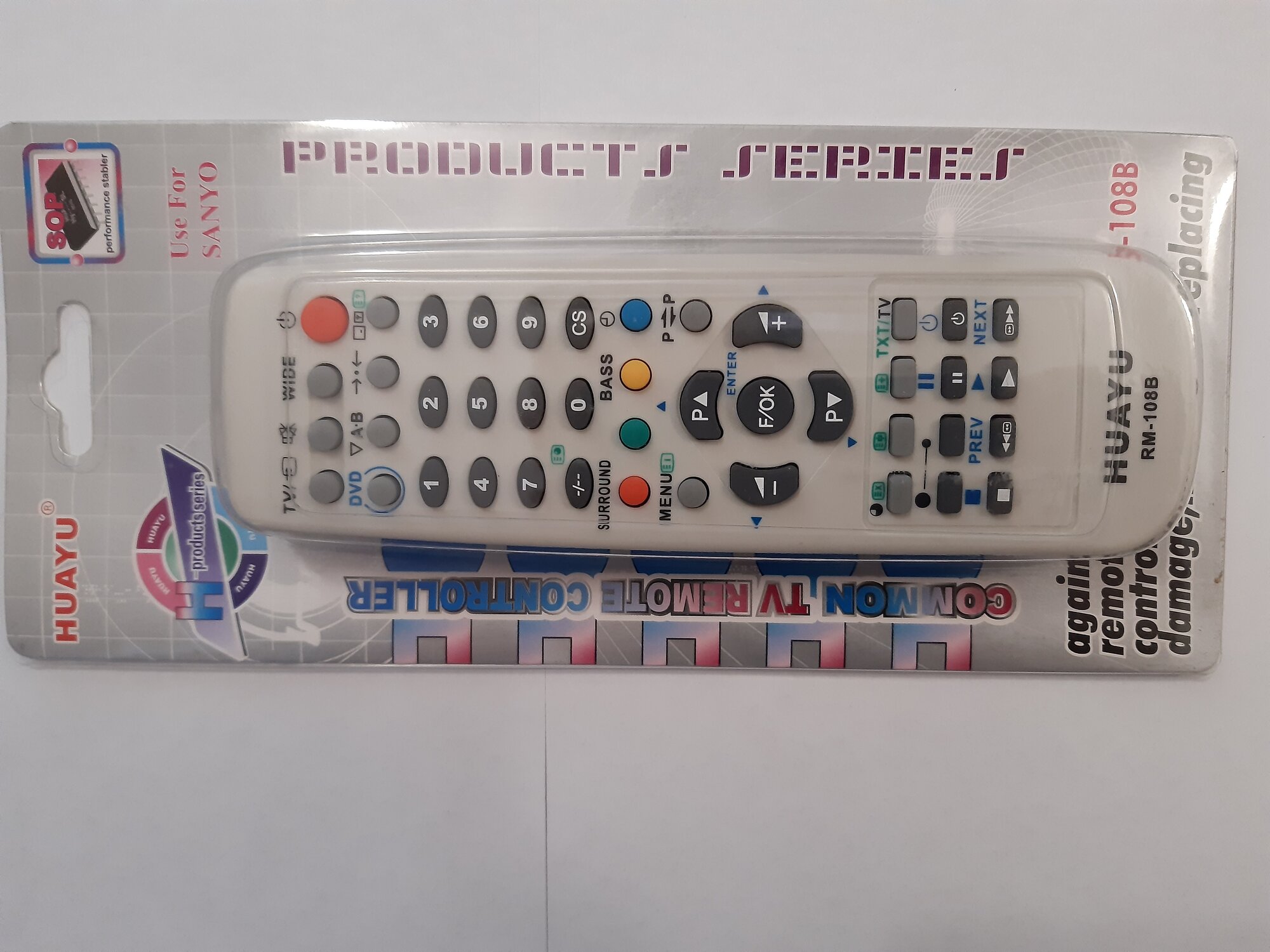 ПДУ HUAYU Universal SANYO RM-108B TV