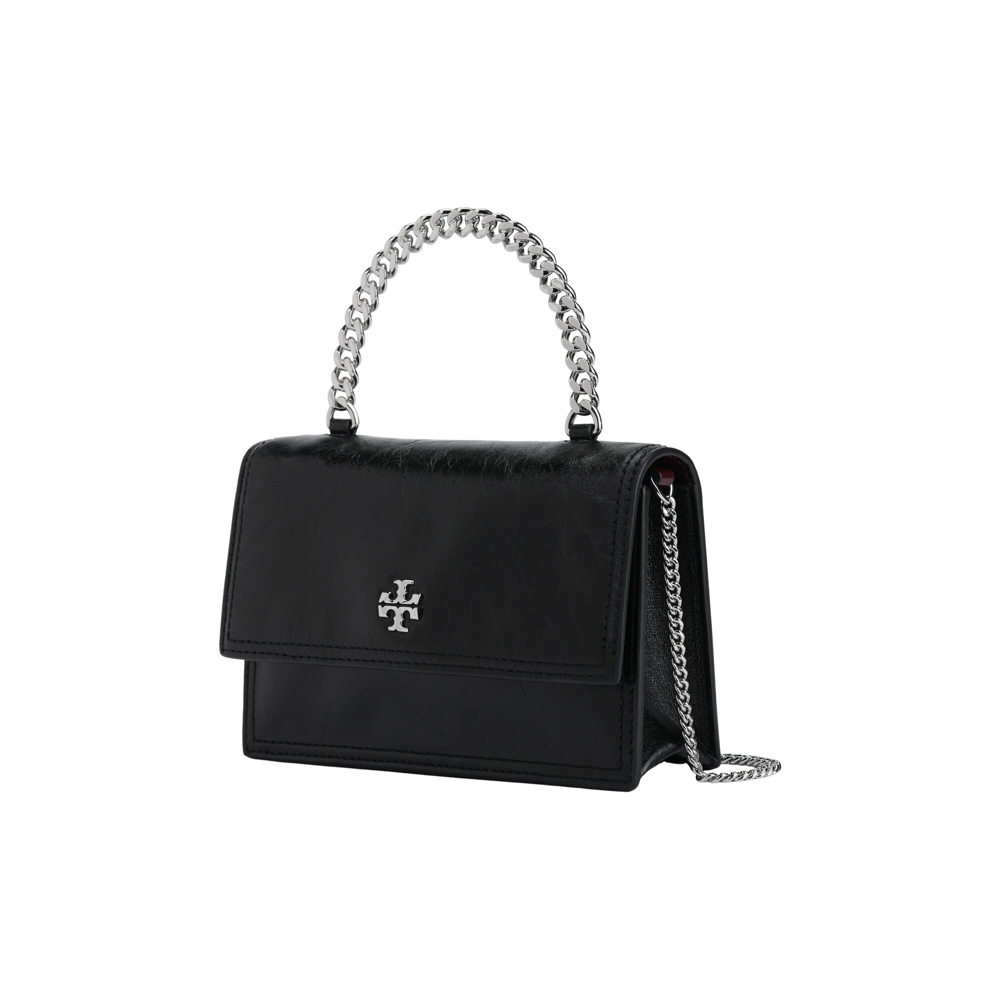 Сумка Tory Burch Kira, фактура матовая, черный — фото 1