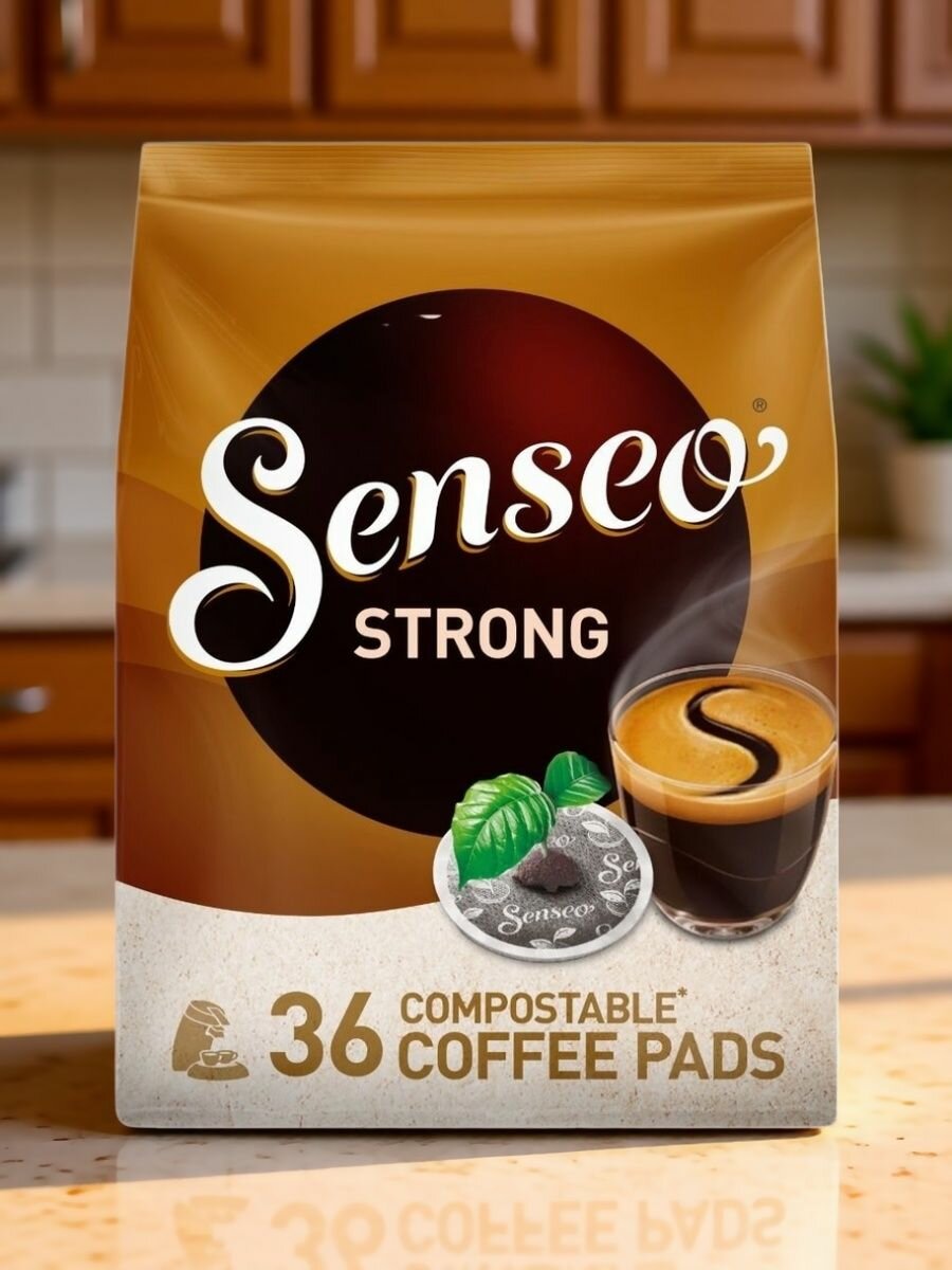 Кофе в чалдах Douwe Egberts Senseo Strong 36 порций, Голландия