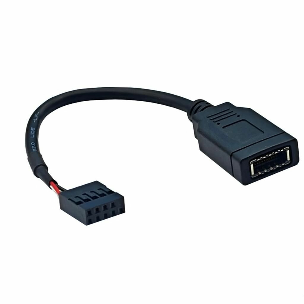 Кабель адаптер Type C 9Pin к E USB2.0 для передней панели