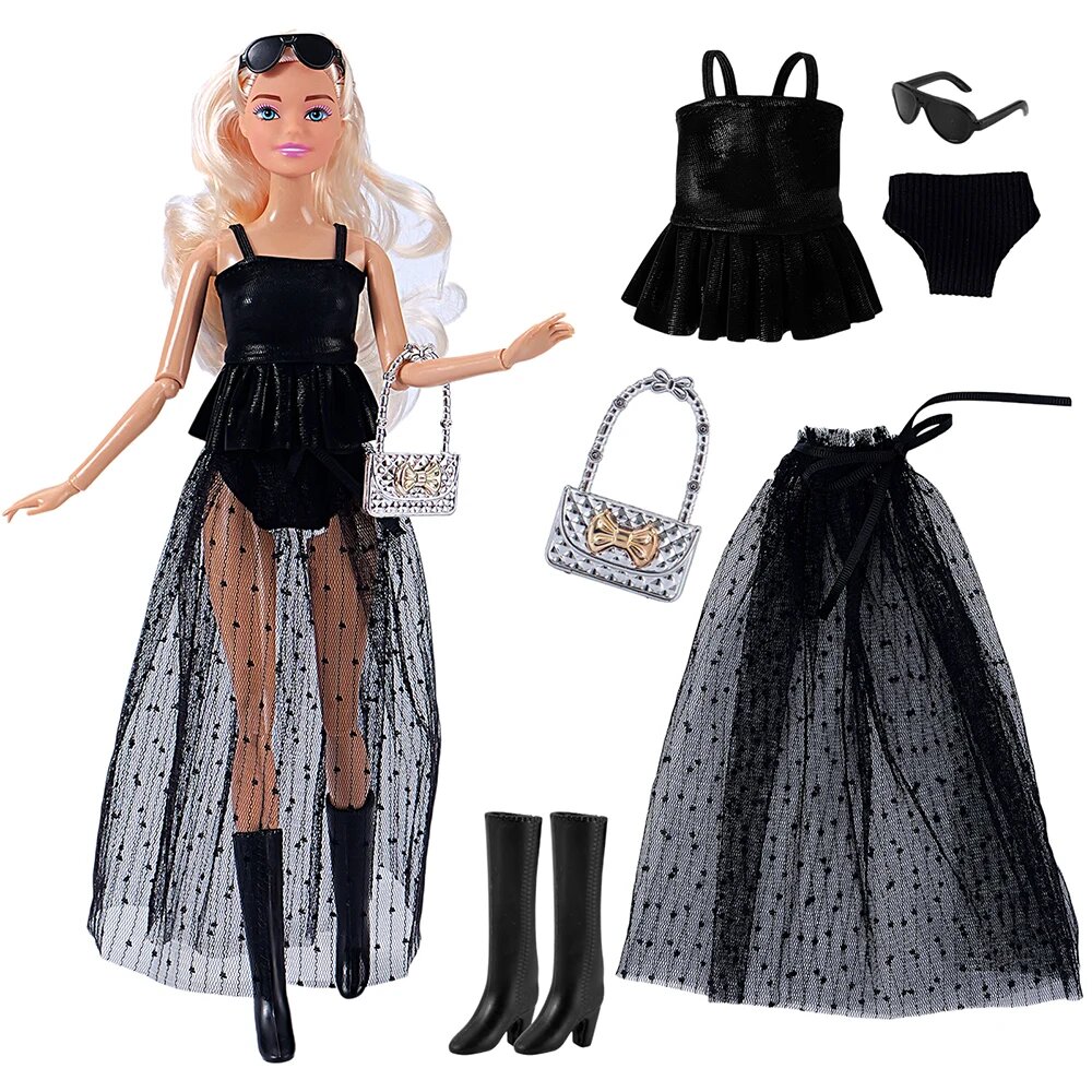 Комплект одежды для кукол NK Fantastic Fairyland 1/6 Черный, Not Include Doll 38A