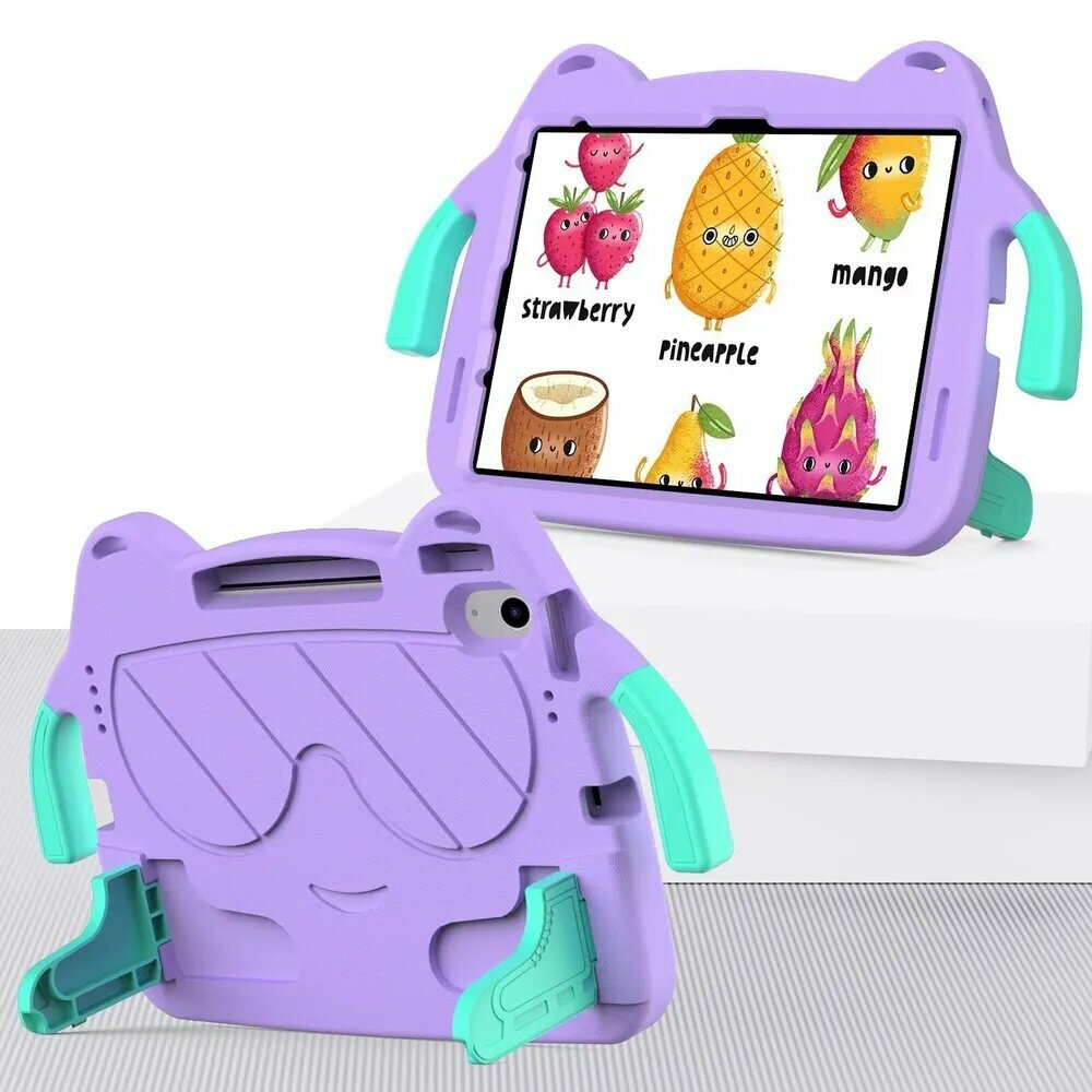 Чехол Для iPad 11 A16 (2025) / iPad 10 10.9" (2022) защитный EVA для детей, С Ручка и держатель для ручки