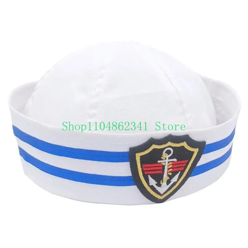Морские кепки Navy Hat Blue Belt 2