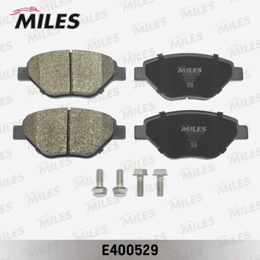 MILES Колодки тормозные передние (Смесь Low-Metallic) RENAULT MEGANE II 03 (TRW GDB1571) E400529