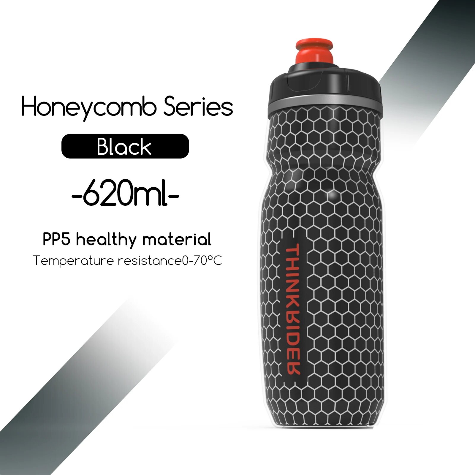 ThinkRider Фляга для велоспорта 620 мл, Black