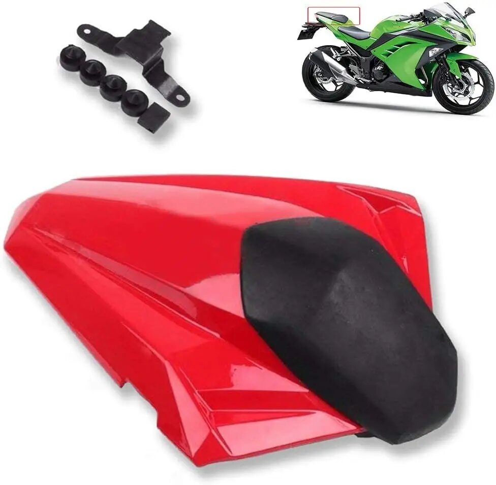 Чехол на заднее сиденье мотоцикла, обтекатель для Kawasaki EX300R EX300 ZX250R EX250R Ninja 300 Red