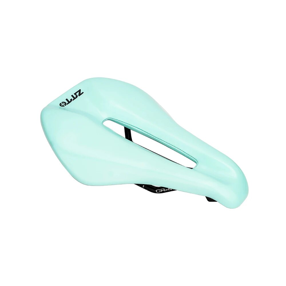 Велосипедное седло ZTTO MTB кожанное эргономичное Teal