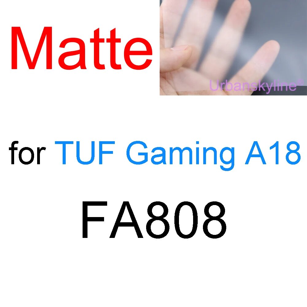 Матовая защитная пленка для экрана ASUS TUF Gaming A18 FA808