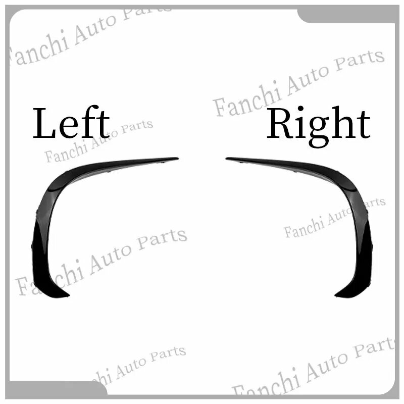 Накладка решетки бампера Mercedes-Benz GLC W254 2023-2025, пара, черный