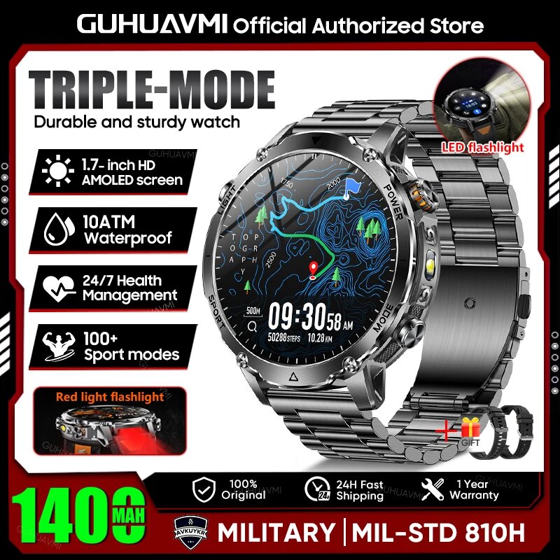 TANK Ultra 2026 смарт-часы мужские Black Steel 2A